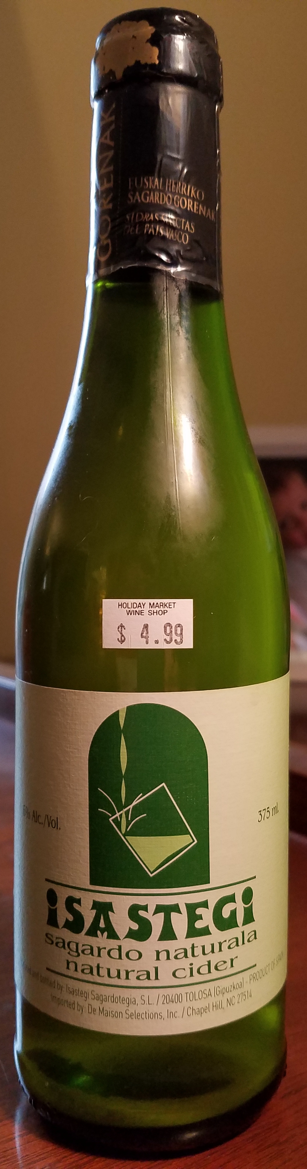 Isastegi Sagardo Naturala – Sipology